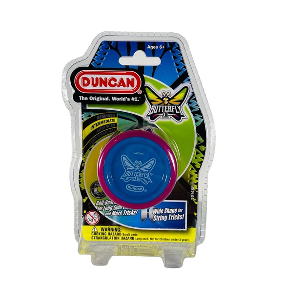 Duncan | Toys | New Yo Yo The Original Duncan Toys Butterfly Xt Intermediate Yoyo Purple Blue ...
